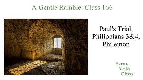 A Gentle Ramble Through The Bible Class 166