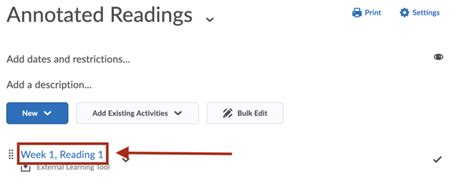 creating hypothesis enabled readings in d2l brightspace hypothesis