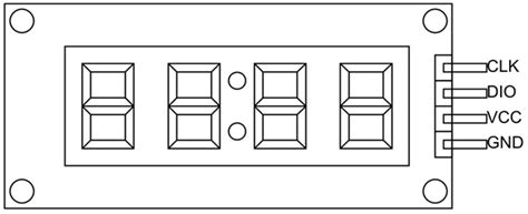 TM1637 Grove 4 Digit Display Module Datasheet Pinout Features And