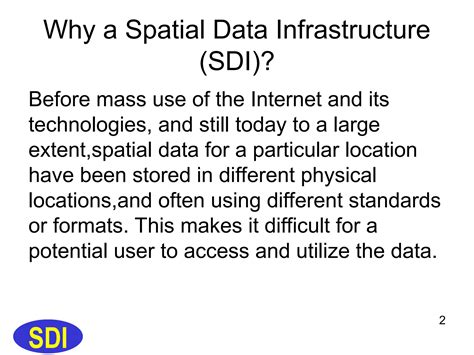 The Concepts Of Spatial Data Infrastructure And Componentsppt