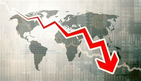 Economic Crisis Concept World Economy Recession Illustration