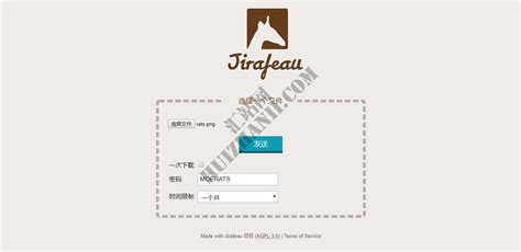 临时在线php网盘程序（简洁的jirafeau） 汇站网