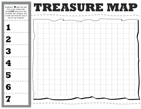 Printable Treasure Map Template