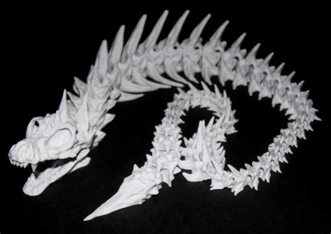 3d Printed Articulated Snake Skeleton • Made With Creality Cr10v2・cults