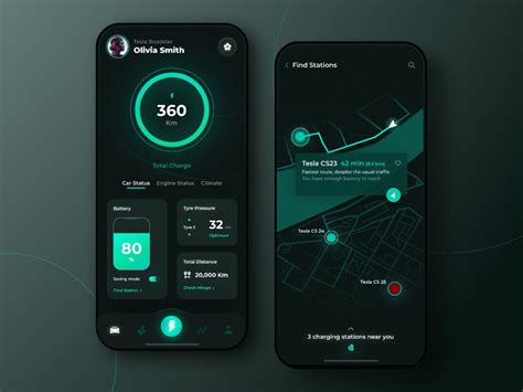 Figma Electric Car App Free Template Ui Free
