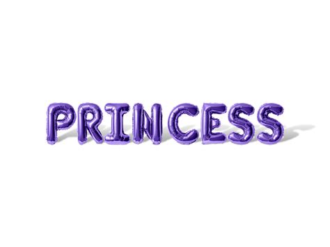 Letter Balloons Princess 16 Inch Alphabet Letters Foil Mylar Balloon