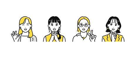 자신의 문제를 해결하는 것에 만족하는 패셔너블한 사업가의 단순한 인간 아이콘 세트입니다 20 29세에 대한 스톡 벡터 아트 및 기타 이미지 20 29세 30 39세