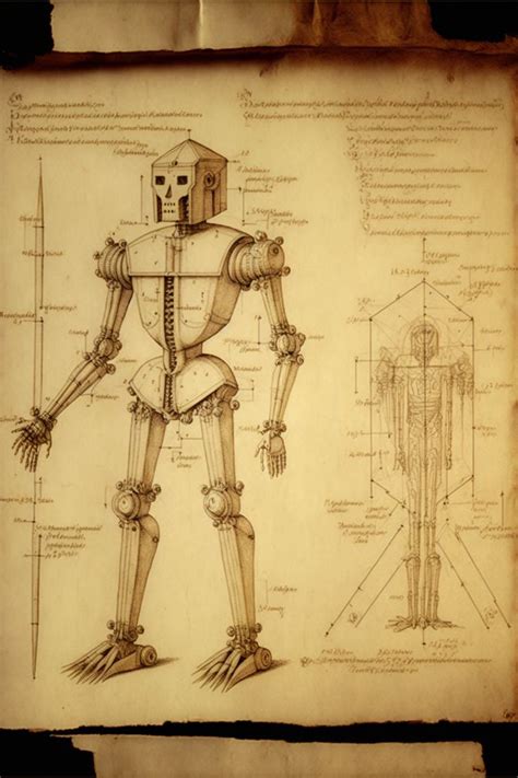 Leonardo Da Vinci Robot Drawing At Janet Simmons Blog