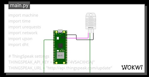 Exp 9 Thingspeak Wokwi Esp32 Stm32 Arduino Simulator