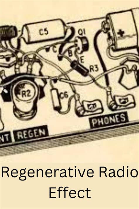 Regenerative Radio Effect Radio Analog Long Distance