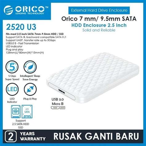 Promo ORICO HDD SSD Casing Enclosure U Casing SSD ORICO Diskon Di Seller OC
