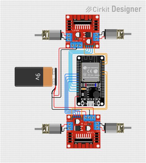 esp32 controlled dual dc motor driver system how to guide and