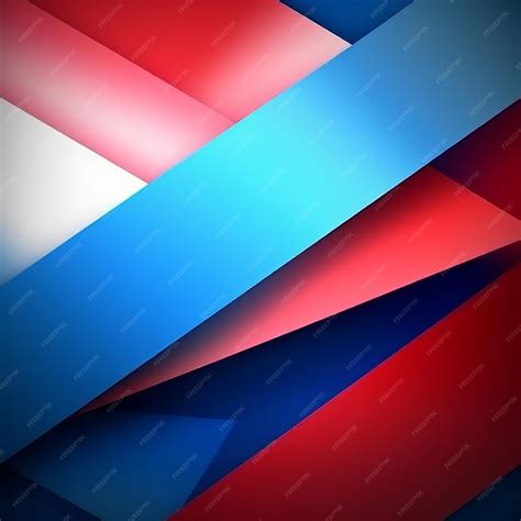 Premium Ai Image Red White And Blue Gradient Abstract Background