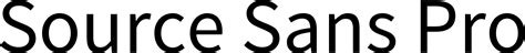 Source Sans Pro Font