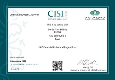 Daniel Takieddine On Linkedin Sca Complaince Uae Regulation Cisi