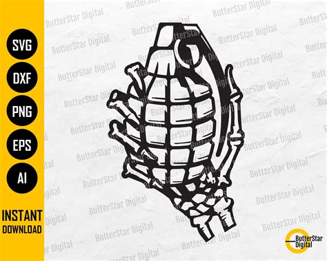 Skeleton Hand Grenade