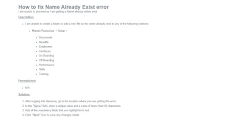 your client how to fix name already exist error