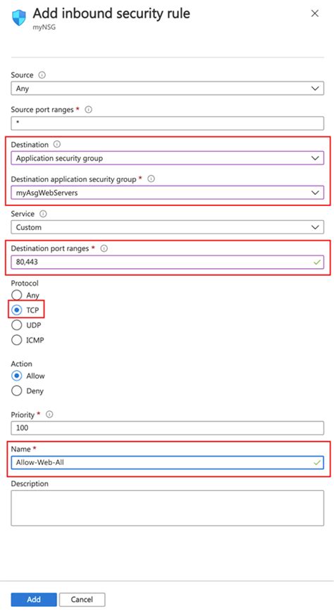 Tutorial Filter Network Traffic With A Network Security Group Nsg Azure Portal Microsoft