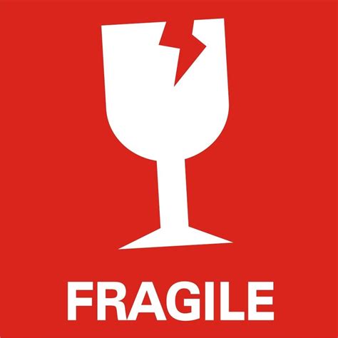 Fragile Sticker Small Size 2×3 25 Inch Carton Express