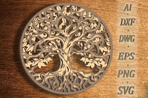 Tree Of Life Svgautumn Treemultilayer · Creative Fabrica