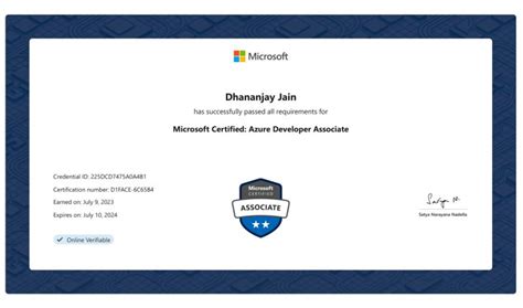 Dhananjay Jain On Linkedin Azurecertified Cloudcomputing Azure