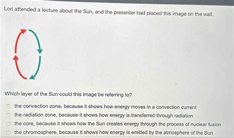 Solved Lori Attended A Lecture About The Sun And The Presenter Had
