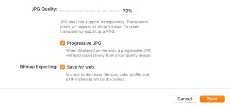 Exporting Assets X X JPEG Free Sketch Tutorial