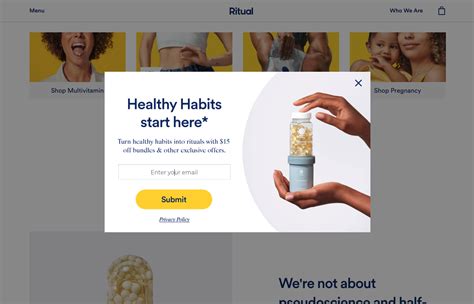 Exit Intent Popup Examples Ortto