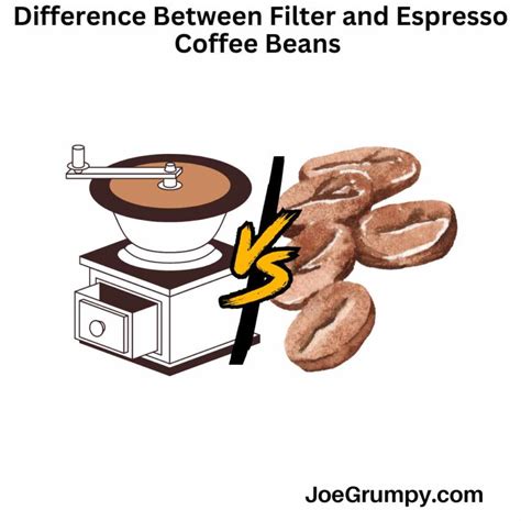 Difference Between Filter And Espresso Coffee Beans Joe Grumpy