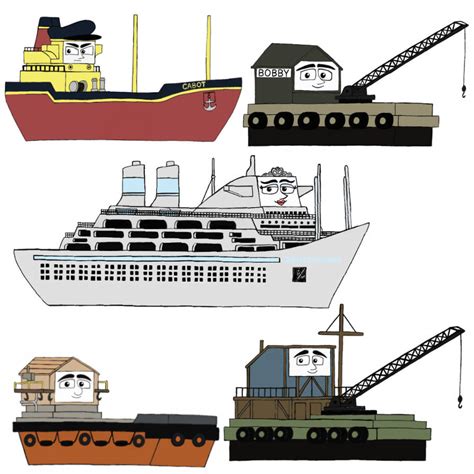 Theodore Tugboat Characters In Tttetugs Style 5 By Steamlocomotive2005