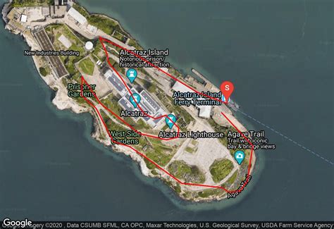 Alcatraz Prison Map Alcatraz Prison Blueprints Tapestry By Design