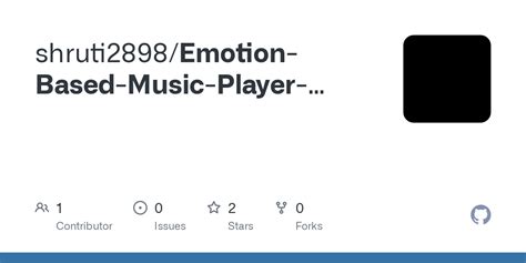 Github Shruti Emotion Based Music Player System