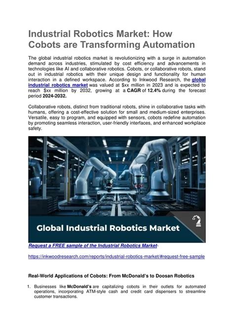 Ppt Industrial Robotics Market How Cobots Are Transforming Automation Powerpoint Presentation