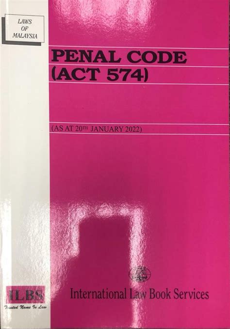 Penal Code Act 574 Aba Bookstore