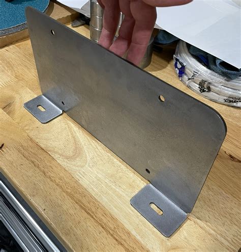 Bottom Mount License Plate Holder Trailer Flatbed Rv Bolt On Heavy Duty