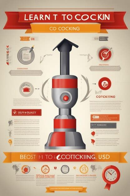 Premium Photo Infographic Coocking Template Design