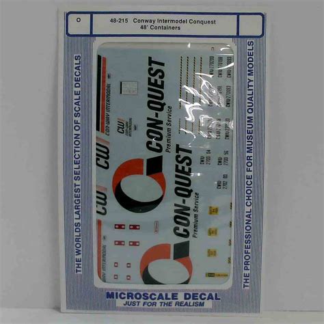 Conway Intermodel Container 48 1991 Pandd Hobby Shop