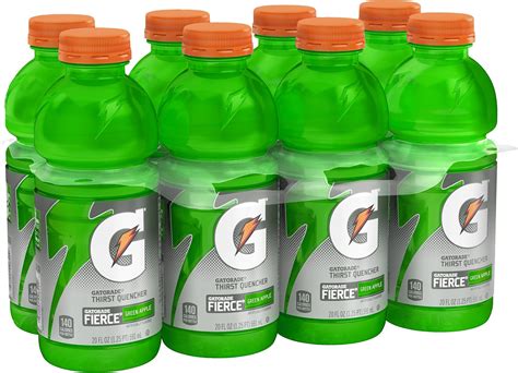 Gatorade Fierce Green Apple 20 Ounce Bottles Pack Of 12