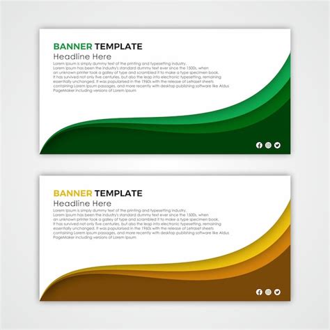 새 배너 템플릿 무료 벡터
