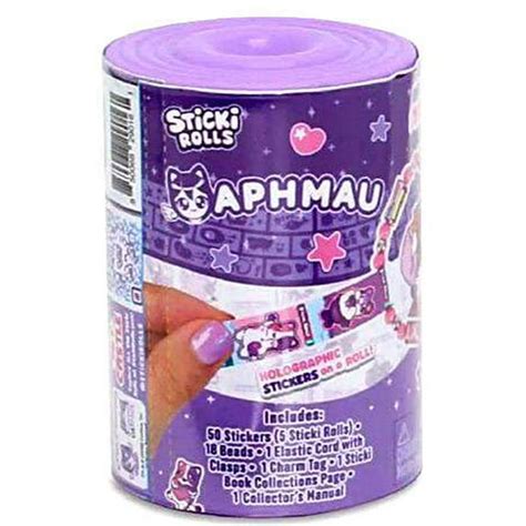 Sticki Rolls Aphmau And Friends Aphmau Mystery Capsule Pack 50 Stickers