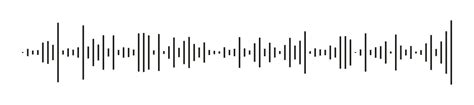 Voice Message Icon Audio Chat Speech Sound Wave Template Waveform Pattern Equalizer Symbol