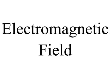 Electromagnetic Field Solveforce Communications