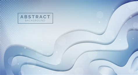 Liquid Gradient Abstract Modern White Colour Shape Background Vector
