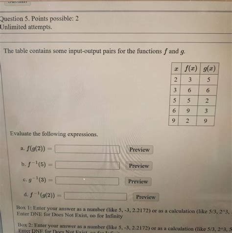 solved the table contains some input output pairs for the