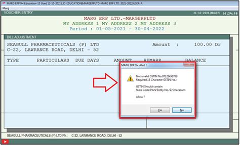If Invalid Gstin No Alert Appears While Creating Payment Entry Then
