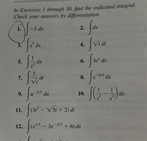 solved in exercises 1 through 30 find the indicated