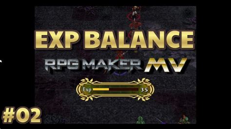 RPG Maker MV Tutorial Experience Balance YouTube