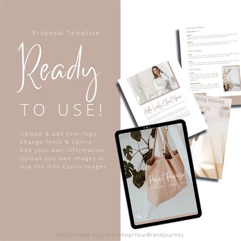Canva Client Proposal Template Etsy