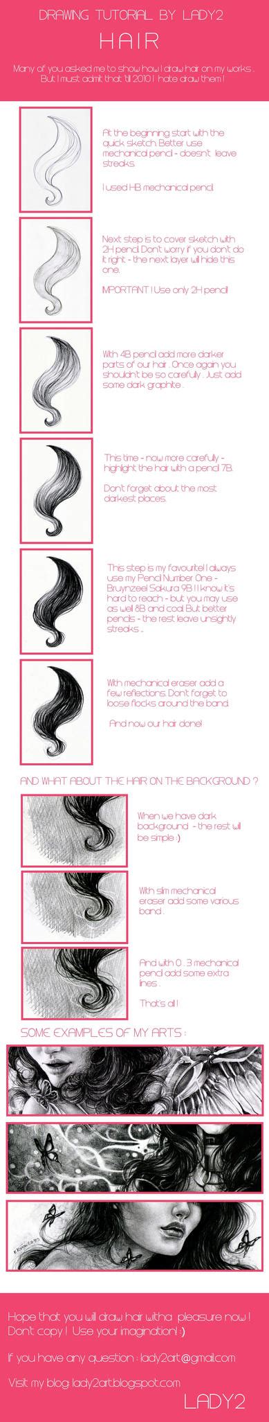 Hair Tutorial By Lady On DeviantArt