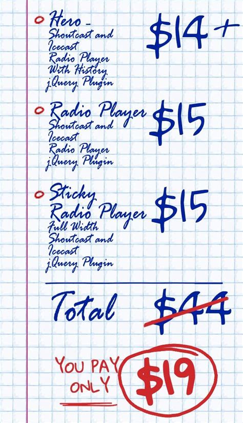 Shoutcast And Icecast Html5 Radio Players Bundle Codemarket